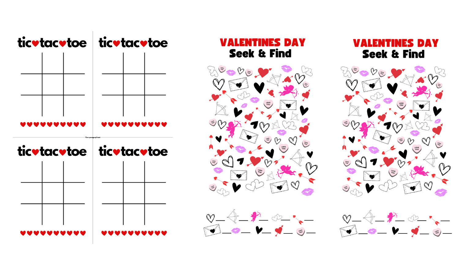 Valentine's Day Printables – MyClassroomParty