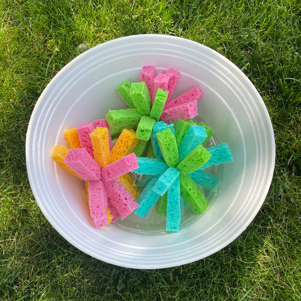 DIY Sponge Water Balls (Bombs) - MyClassroomParty