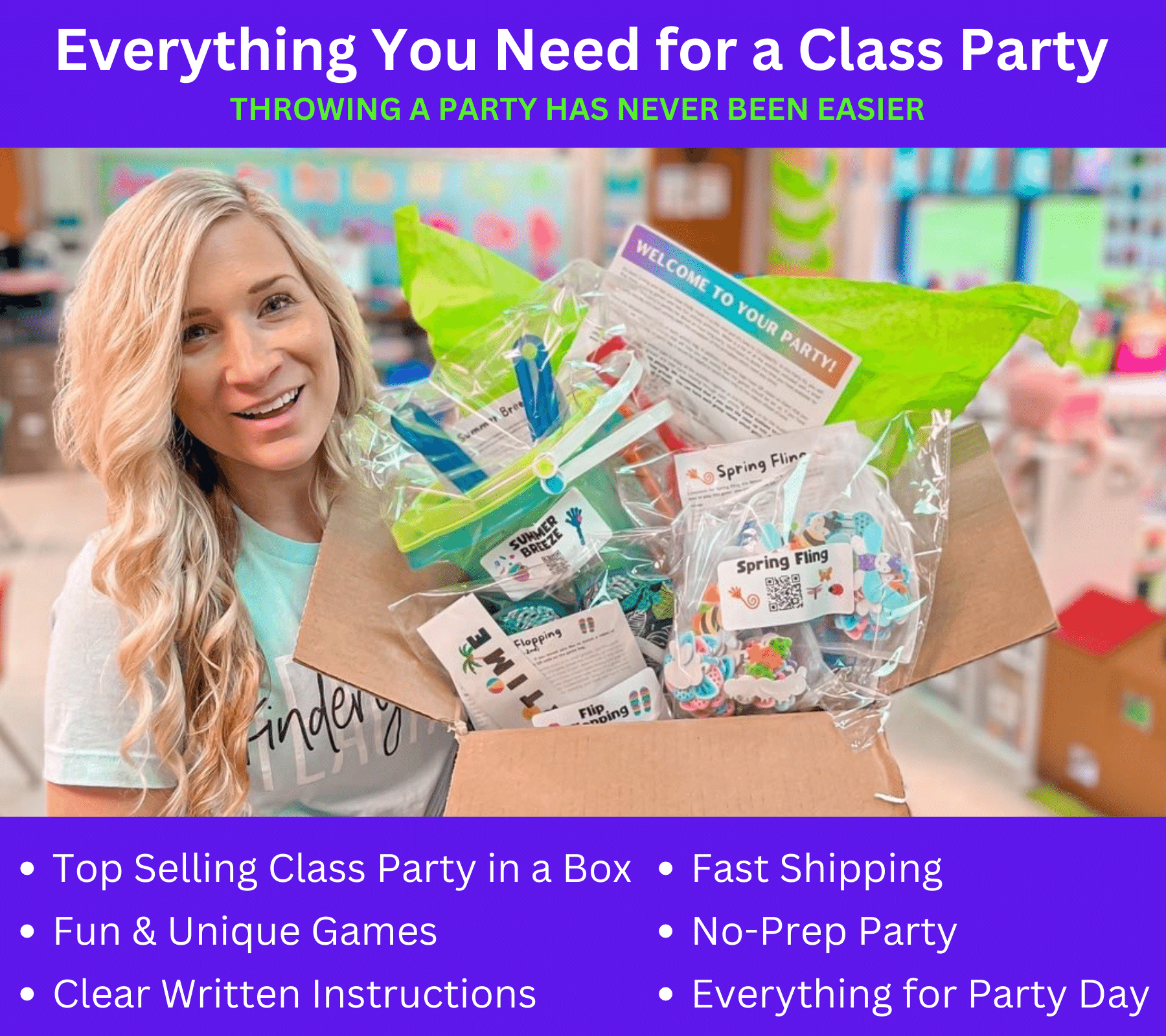 Class party games, crafts and activities - MyClassroomPARTY