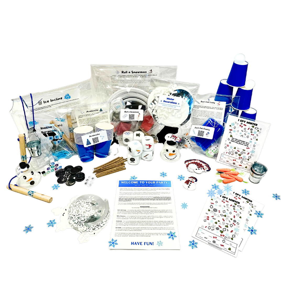 Class Winter Party Game for Kids - Party in a Box - MyClassroomParty